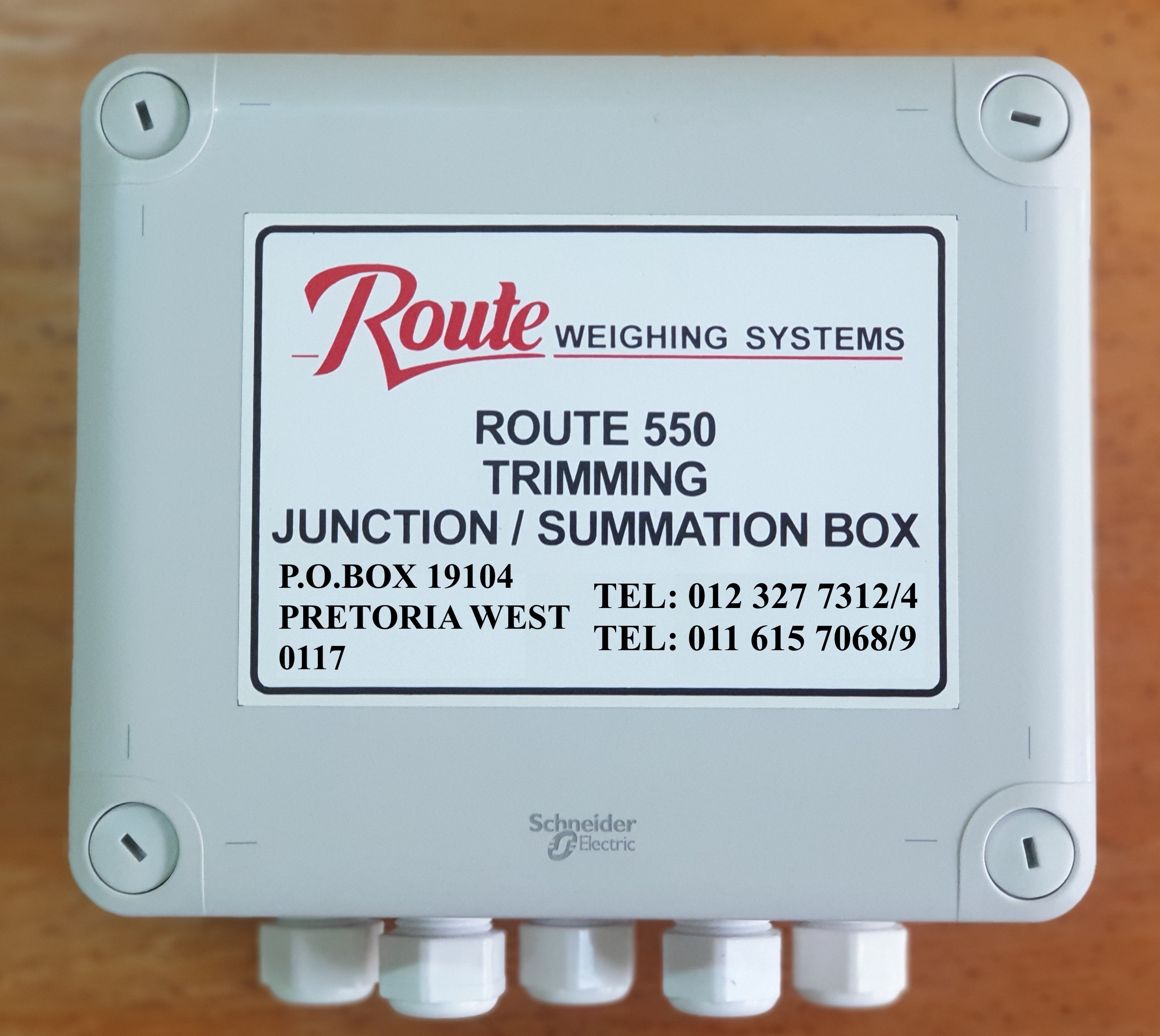 Junction boxes - Loadcell Manufacturing t/a ROUTE Calibration